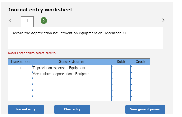 Solved For each separate case, record an adjusting entry (if | Chegg.com
