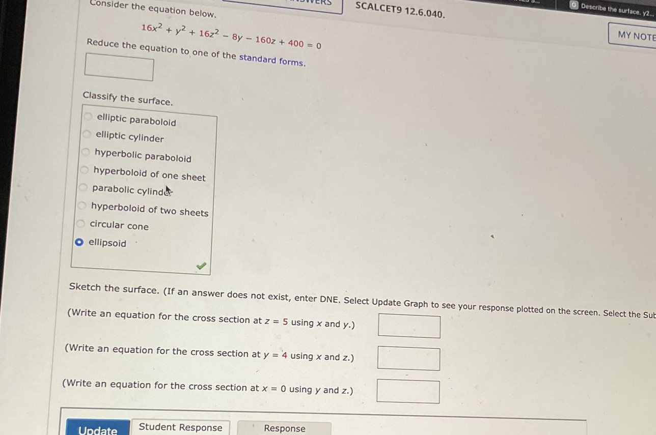 Solved Consider the equation below. | Chegg.com