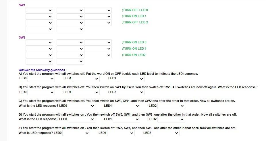 Solved MOVLW B'11111000' ;3 LEDs PORTC BIT 0,1,2 MOVWF TRISC | Chegg.com
