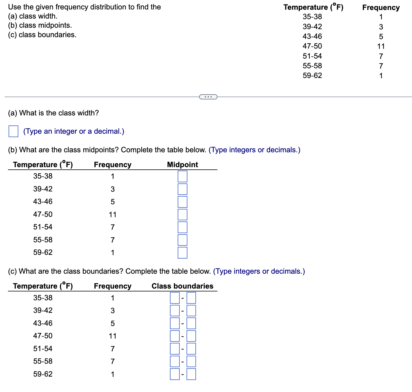 Solved Use the given frequency distribution to find the (a) | Chegg.com