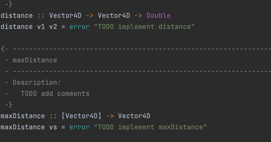 4. The file contains three functions getX, getY, | Chegg.com