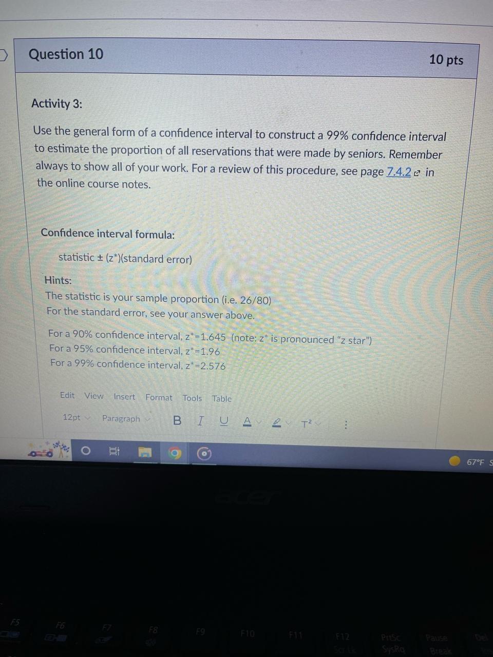 Solved Question 9 Activity 3 Use Statkey Bootstrap For 1