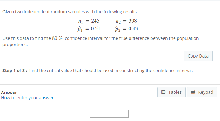 Solved Use this data to find the 80% confidence interval for | Chegg.com