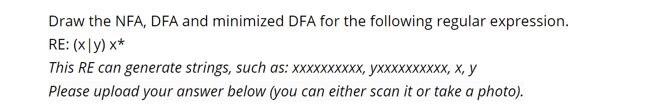 Solved Draw the NFA, DFA and minimized DFA for the following | Chegg.com