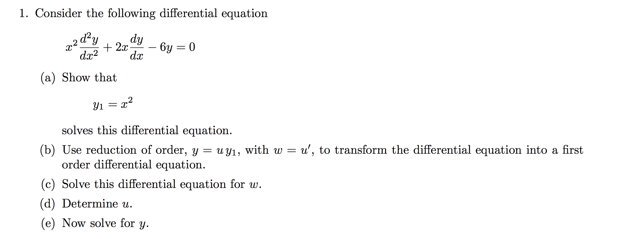 Solved 1. Consider the following differential equation 2 dy | Chegg.com