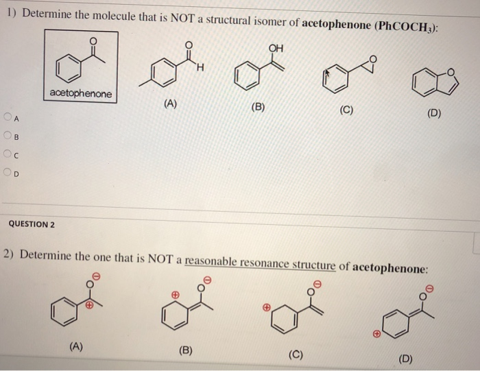 Acetophenone Structure