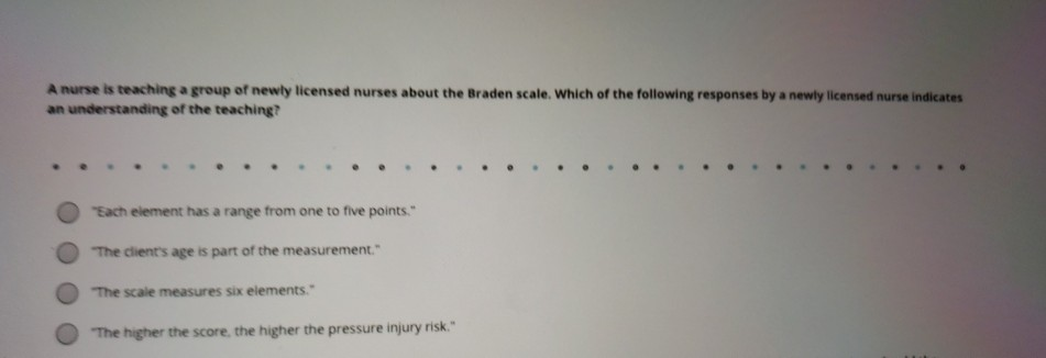 A nurse is teaching a group of newly licensed nurses | Chegg.com