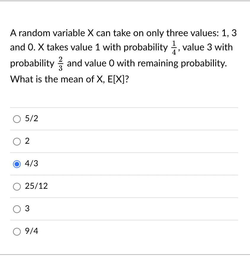 Solved A random variable X can take on only three values: | Chegg.com