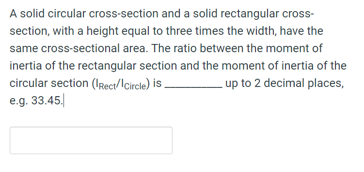 Solved A solid circular cross-section and a solid | Chegg.com