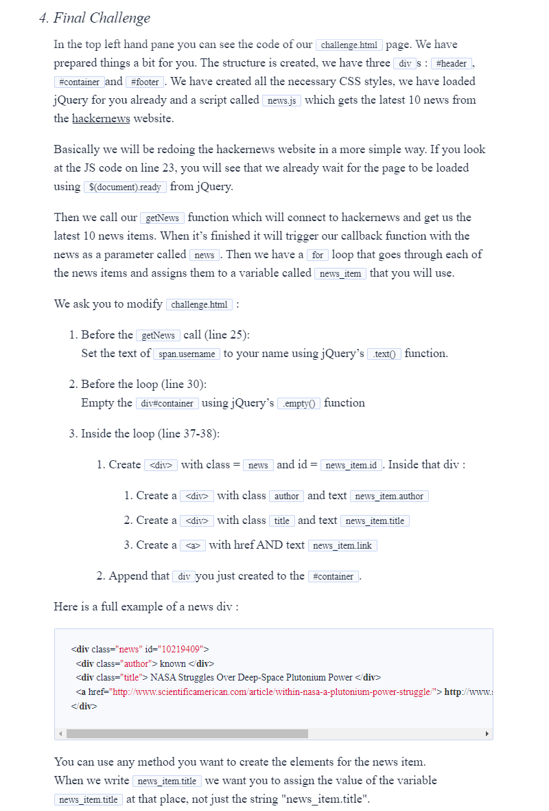 Solved 4. Final Challenge In the top left hand pane you can | Chegg.com