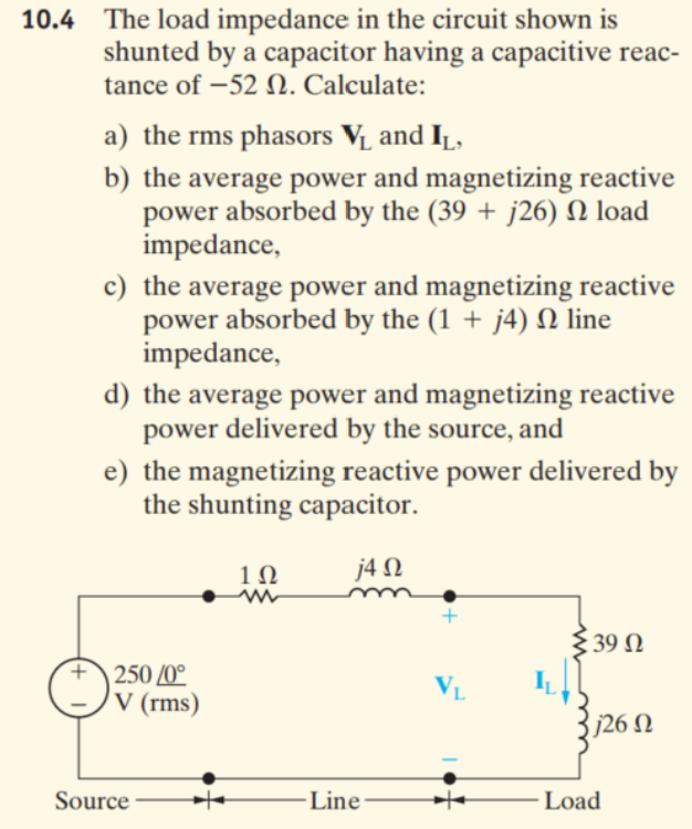 code class="asciimath">10.4 ﻿The load impedance in | Chegg.com