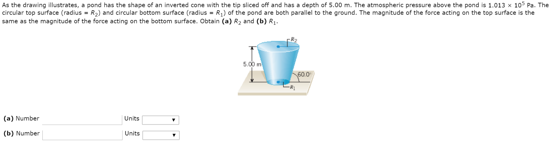 Solved As the drawing illustrates, a pond has the shape of | Chegg.com