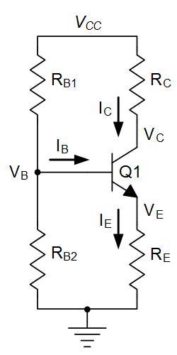 Solved For the BJT bias circuit shown, what value of Re in | Chegg.com