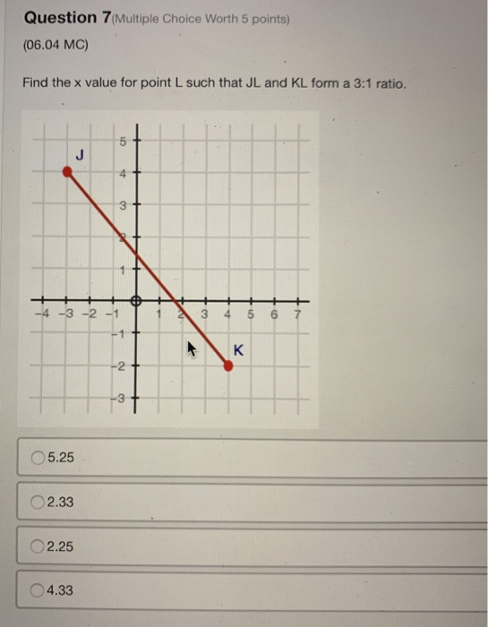 Solved Question 7 (Multiple Choice Worth 5 points) (06.04 | Chegg.com