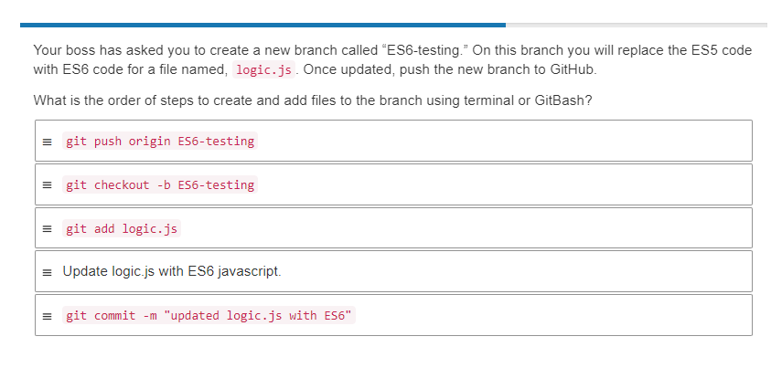 Solved Your boss has asked you to create a new branch called | Chegg.com