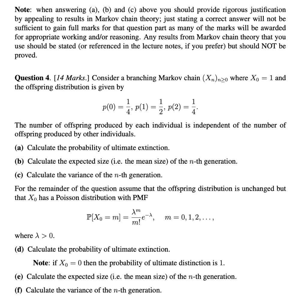 Solved Note: when answering (a), (b) and (c) above you | Chegg.com