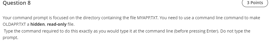 Solved What Command Line Switch Can Be Used To Display A
