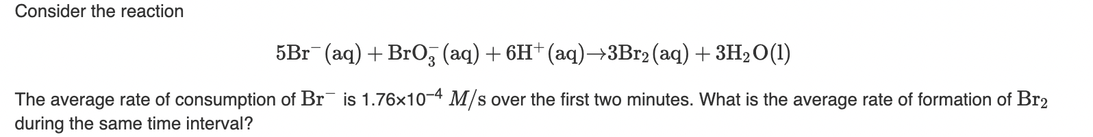 Solved Consider the reaction | Chegg.com