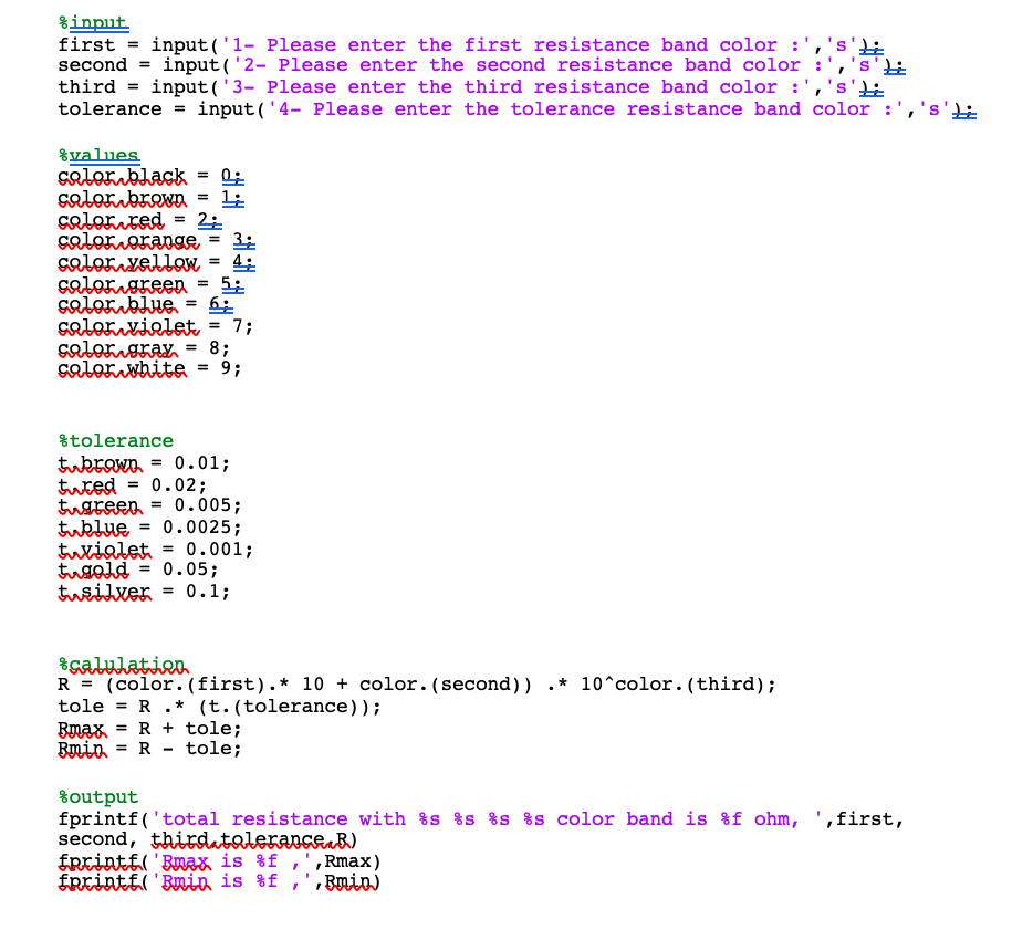 Solved Xinput. first = input('1- Please enter the first | Chegg.com