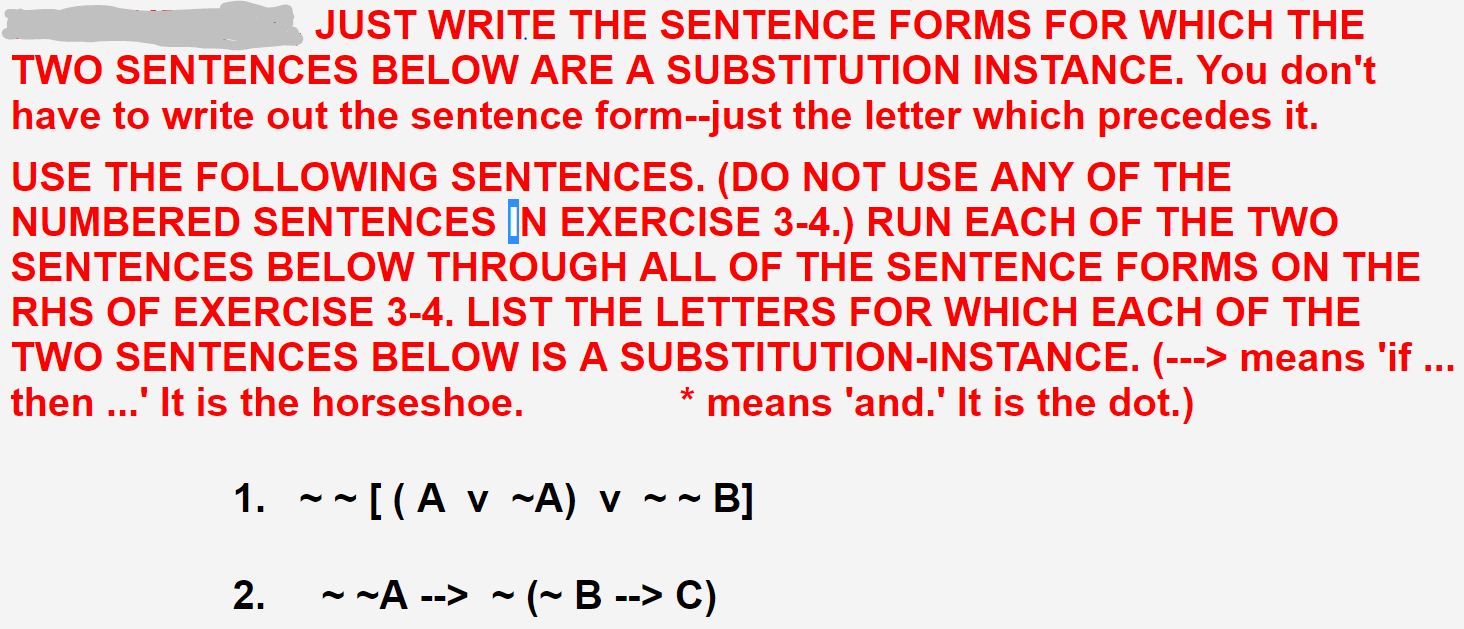 Solved You need to follow the direction. List the letters of | Chegg.com