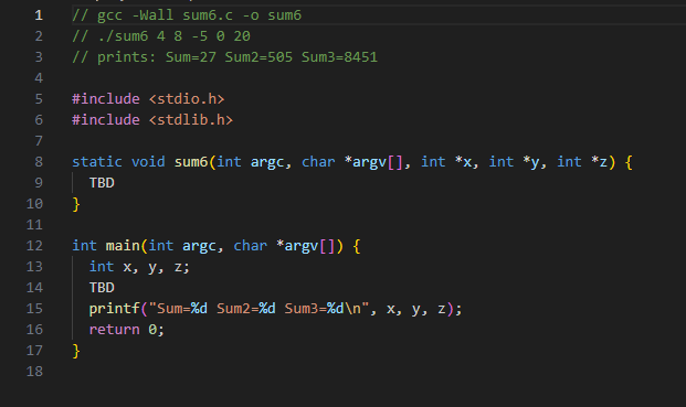 Solved Task:You have been given 4 C files, each has the same | Chegg.com
