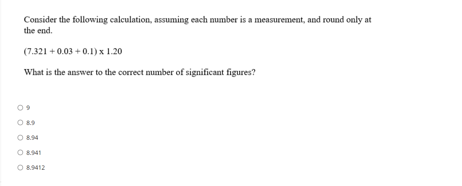 Solved Consider the following calculation, assuming each | Chegg.com