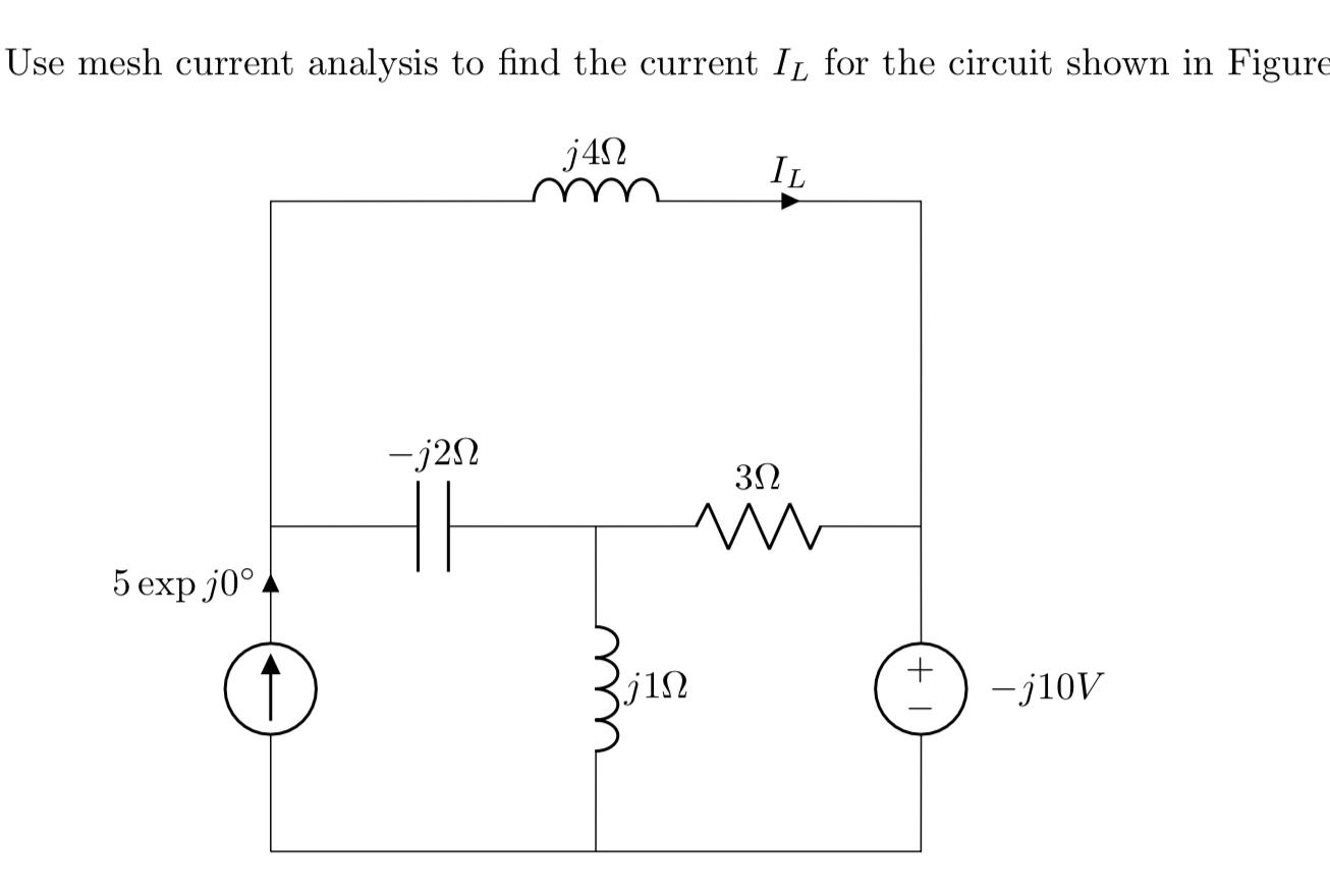 Solved Use mesh current analysis to find the current Il for | Chegg.com