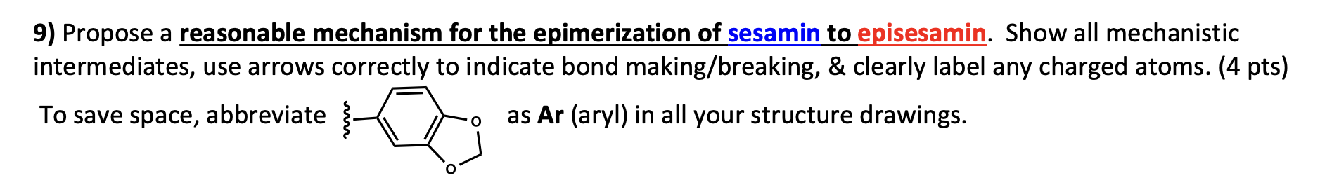 Solved 9) Propose a reasonable mechanism for the | Chegg.com