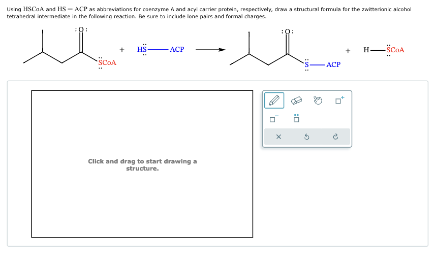 Solved Using HSCoA and HS - ﻿ACP as abbreviations for | Chegg.com