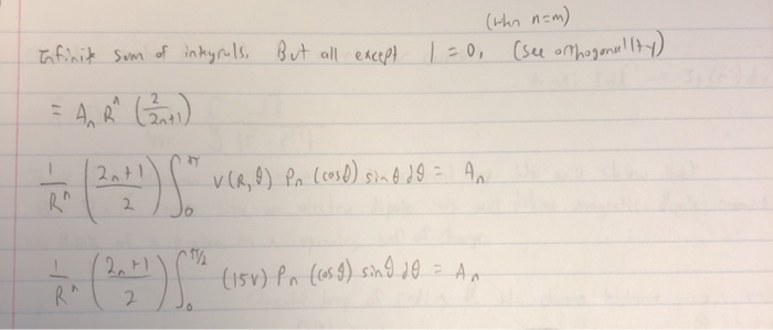 Solved Calculate V(r, theta) for r > R and for r