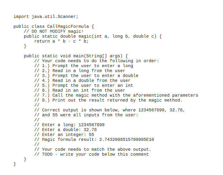 Solved import java.util.Scanner; public class | Chegg.com