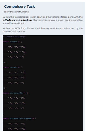 Solved Compulsory Task Follow these instructions Within the | Chegg.com