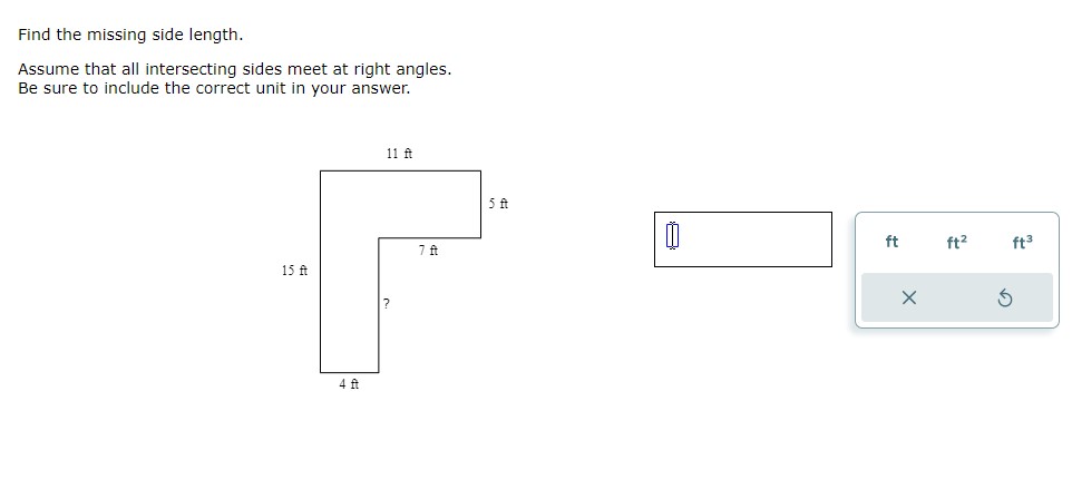 Solved Find the missing side length. Assume that all | Chegg.com