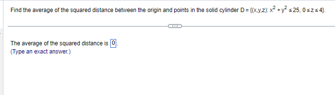 Solved Find the average of the squared distance between the | Chegg.com
