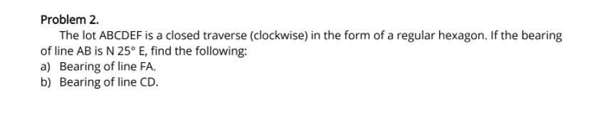 Solved Problem 1. Find the back azimuth of a line having a | Chegg.com