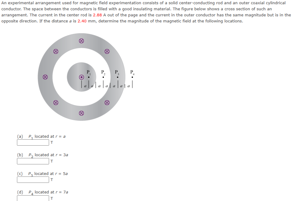 Solved An experimental arrangement used for magnetic field | Chegg.com