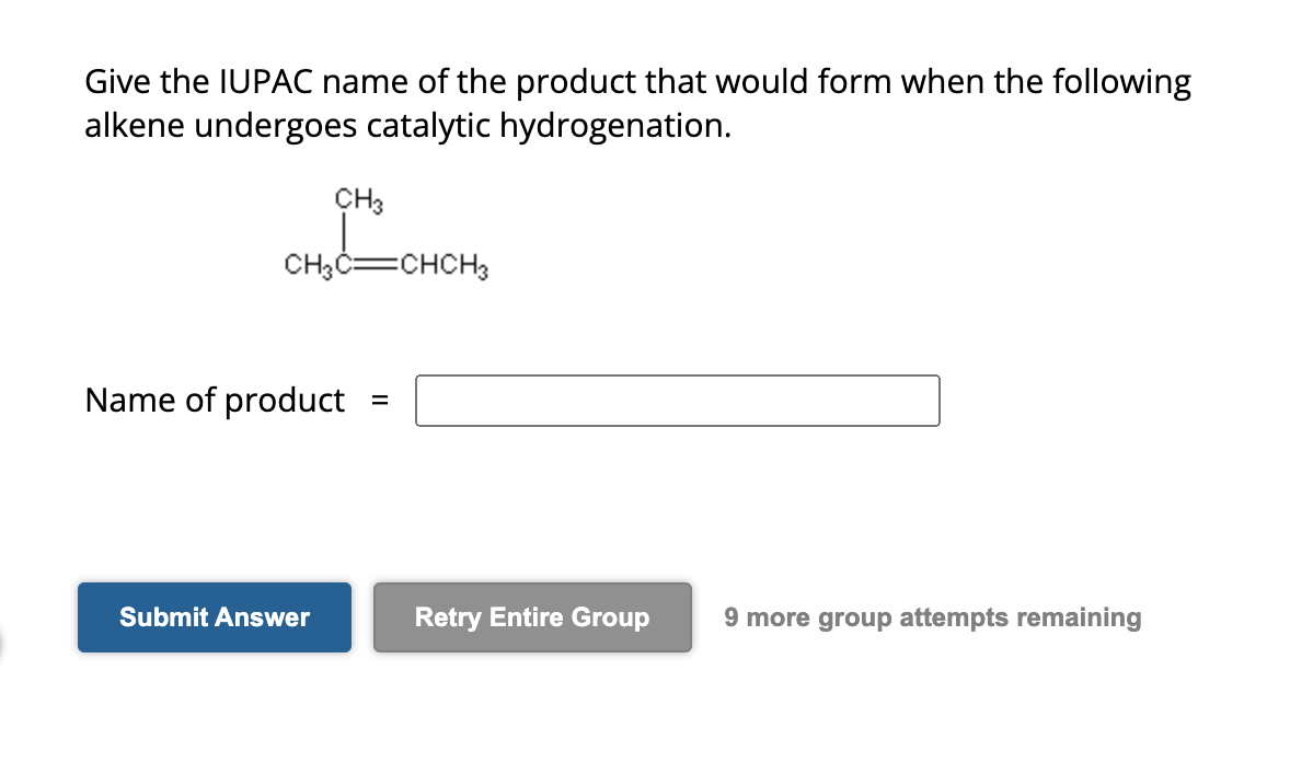 Solved Give the IUPAC name of the product that would form | Chegg.com