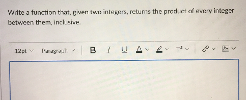 Solved Write a function that, given two integers, returns | Chegg.com