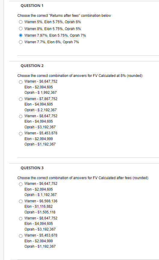 Solved \begin{tabular}{|c|c|c|c|} \hline & WARREN & ELON & | Chegg.com