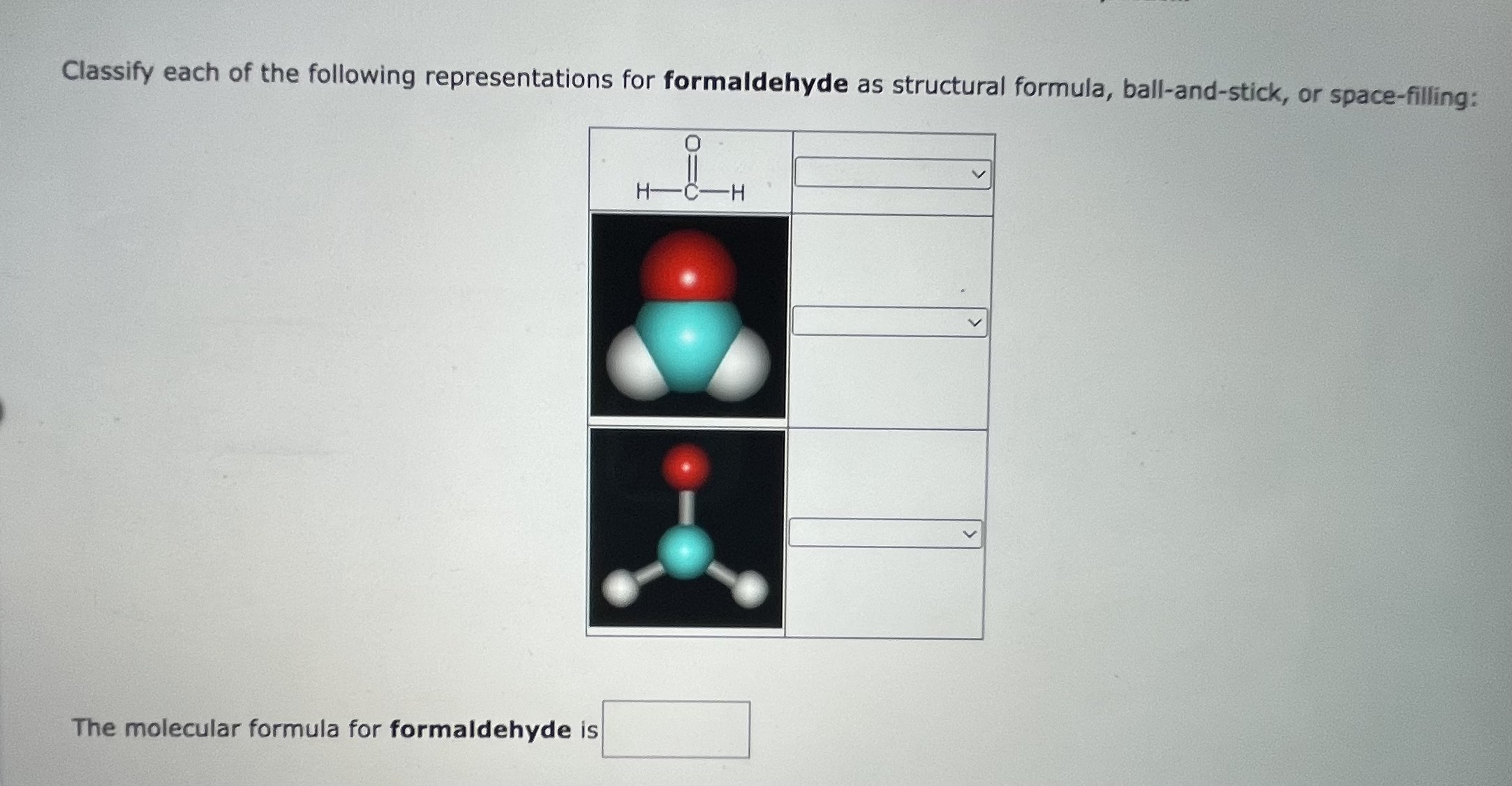 Solved Classify each of the following representations for | Chegg.com