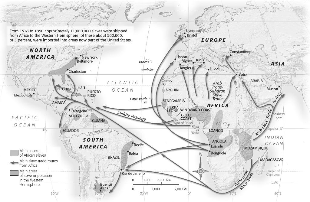Map Hand Out Middle Passage