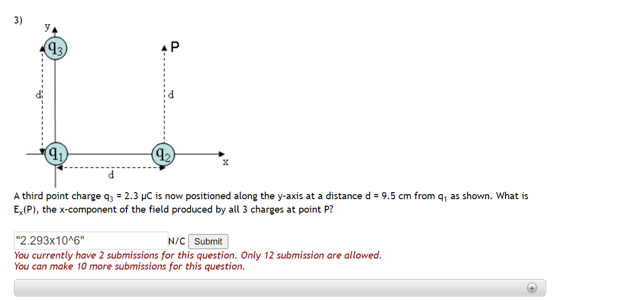 Solved What is the magnitude of the electric field at the | Chegg.com