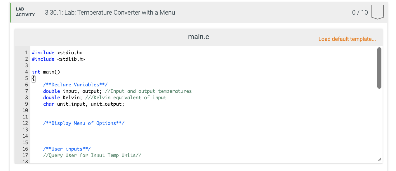 Solved The goal of this lab is to create a calculator to | Chegg.com