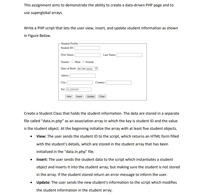 Solved This assignment aims to demonstrate the ability to | Chegg.com