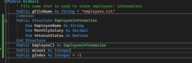 Solved How do I do this for VB.Net given this criteria? I am | Chegg.com