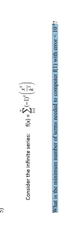 Solved Consider the infinite series: f(x)=∑k=1∞(−1)k(k3xk) | Chegg.com
