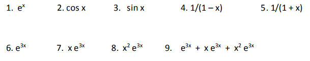 Solved Find power series for the following functions. Write | Chegg.com