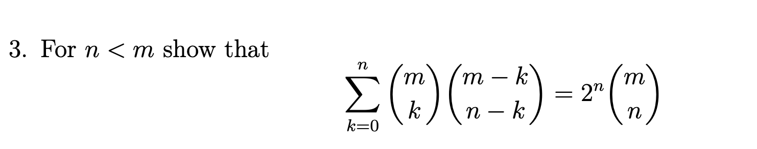 Solved 3. For n