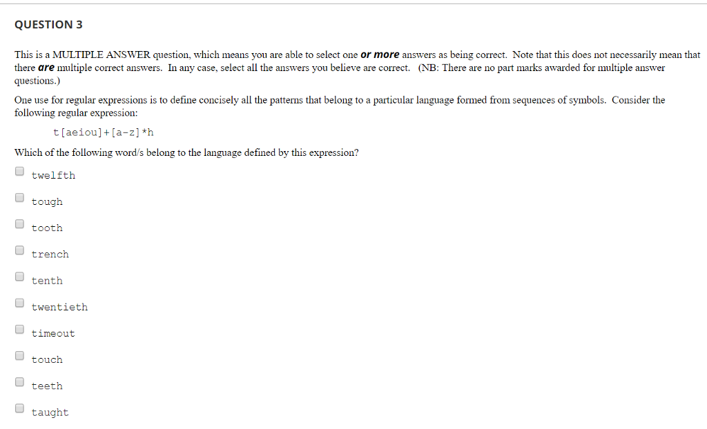 Solved QUESTION 3 This is a MULTIPLE ANSWER question, which | Chegg.com