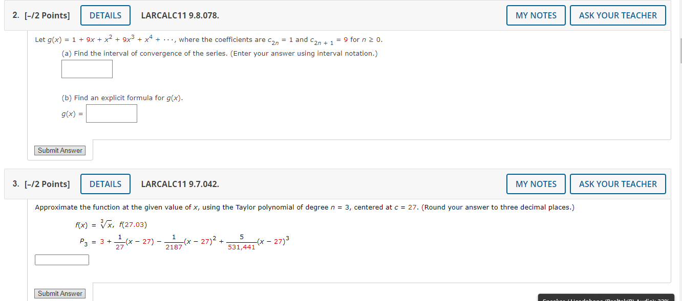 Solved finite set of values, enter your answers as a comma | Chegg.com